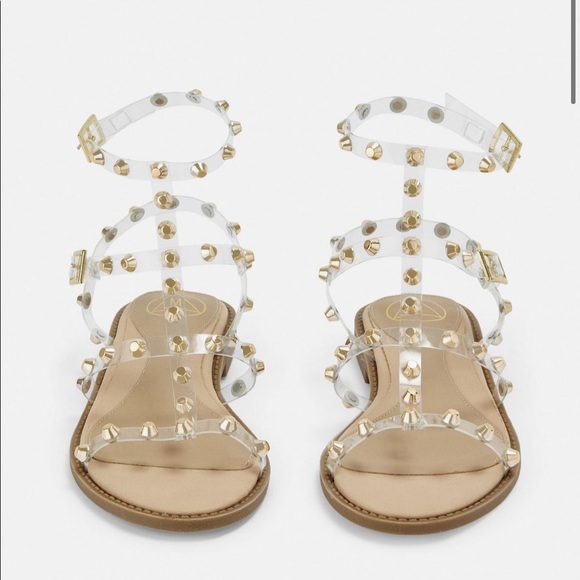 Missguided | Shoes | New Missguided Studded Flat Sandals | Poshmark